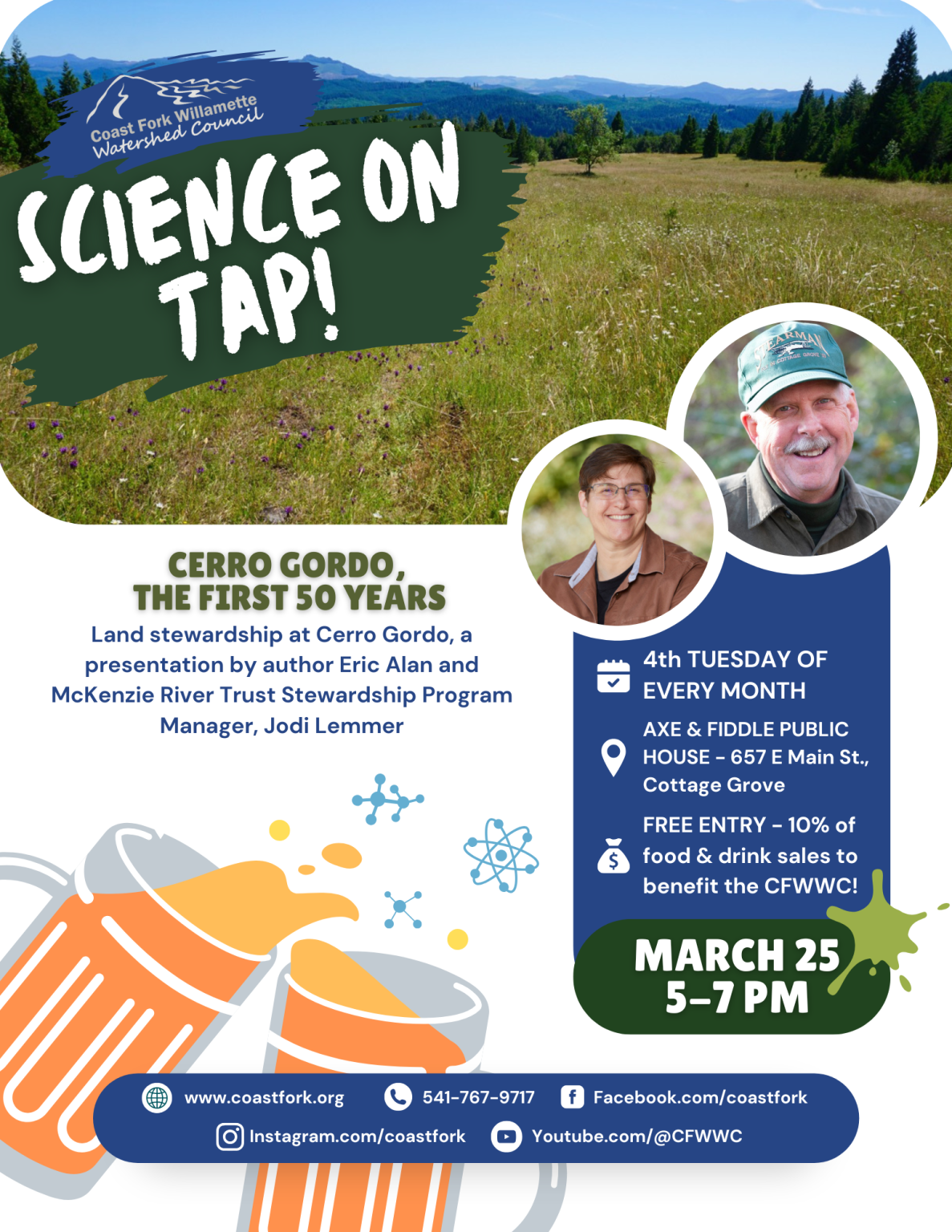 March Science on Tap – Land Stewardship at Cerro Gordo with Eric Alan ...